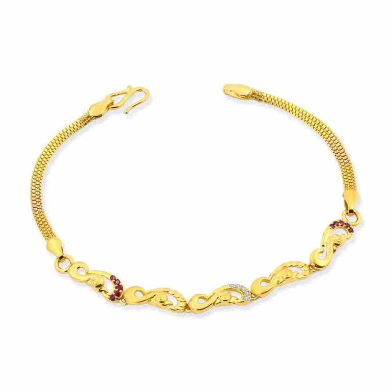 Arya Gold Bracelet - Chandukaka Saraf