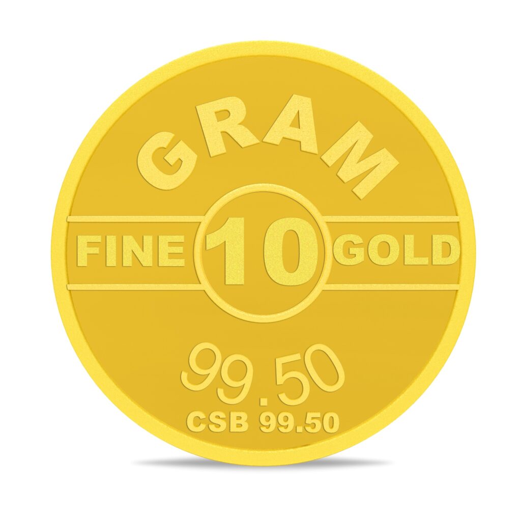 24kt Gold Laxmi Coin 10 gm - Chandukaka Saraf