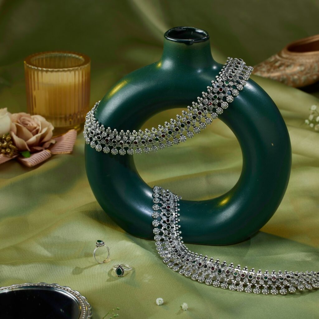 Ekantika Silver Anklet & Toe Ring - Chandukaka Saraf